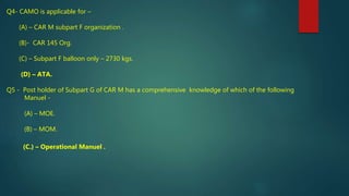 DGCA AME EXAM MODULE - 10 AVIATION LEGISLATION | PPTX