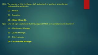 DGCA AME EXAM MODULE - 10 AVIATION LEGISLATION | PPTX