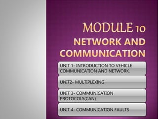 MODULE 10.pptx automotive actuators BODY Systems | PPT
