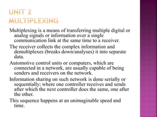 MODULE 10.pptx automotive actuators BODY Systems | PPT