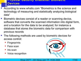 Module 10 Physical Security | PPT