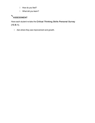 Module 10 critical thinking skills | DOC