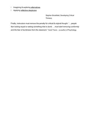 Module 10 critical thinking skills | PDF