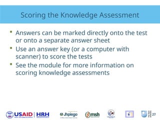 Module 10 Knowledge Test_revised in health | PPTX