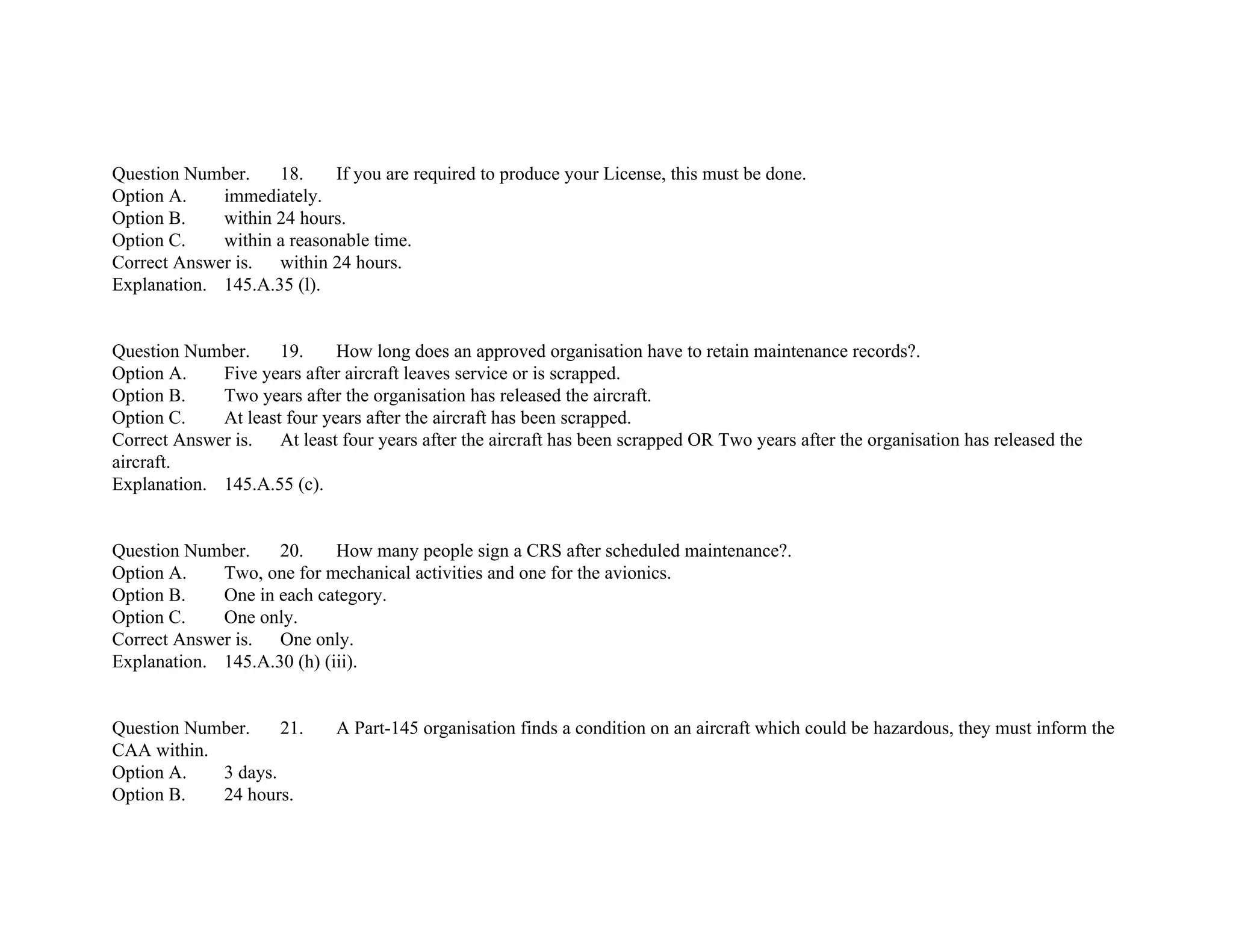 EASA Part-66 Module10 mcq's | PDF