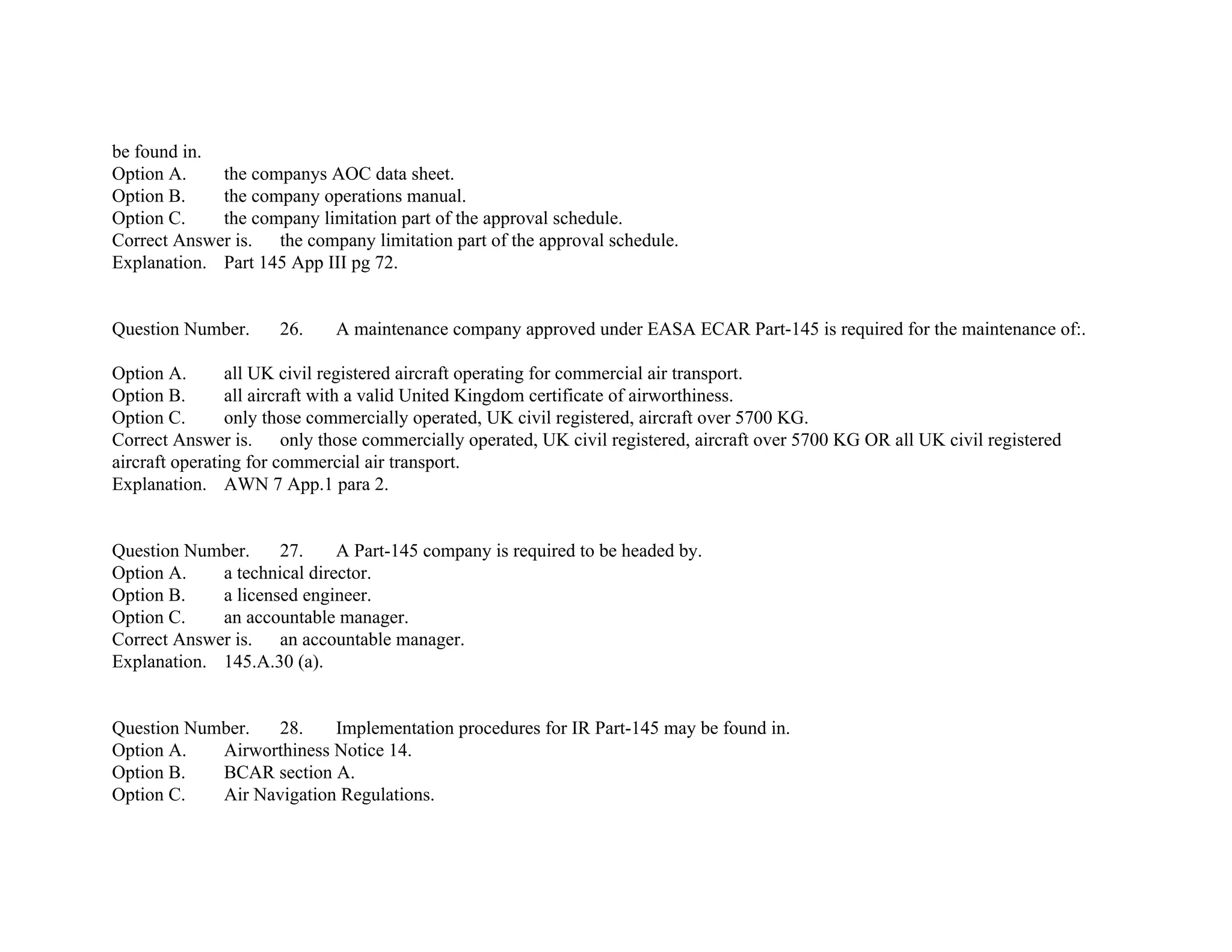 EASA Part-66 Module10 mcq's | PDF