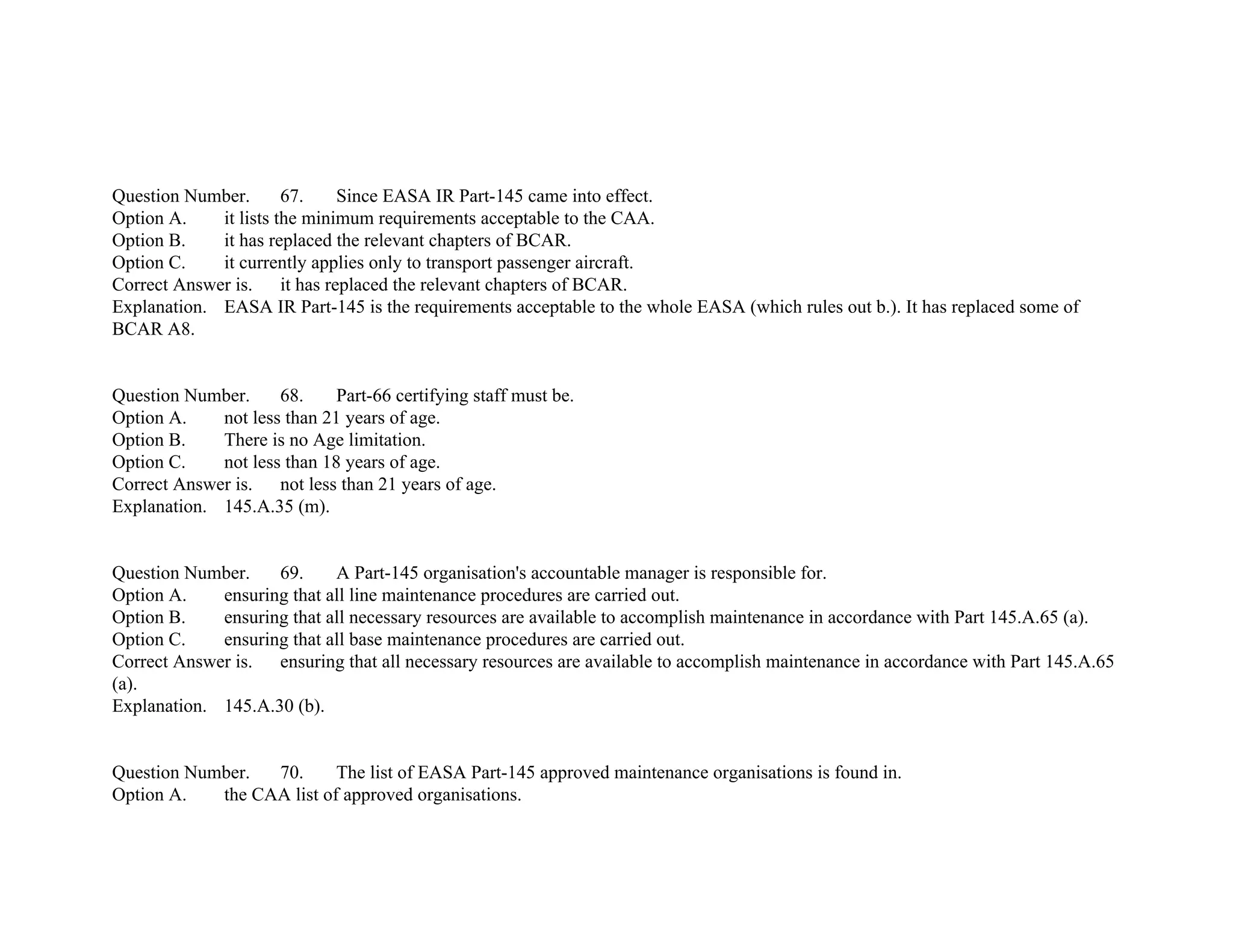 EASA Part-66 Module10 mcq's | PDF