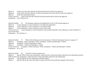 EASA Part-66 Module10 mcq's | PDF