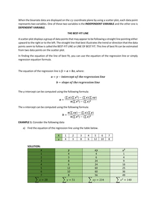 Module10 the regression analysis | PDF