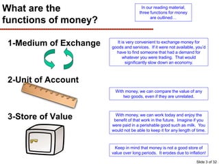 The Nature and Creation of Money | PPSX