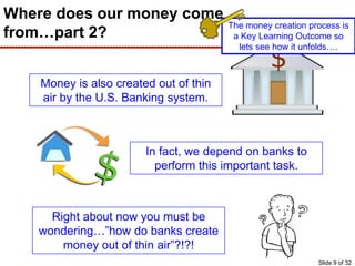 The Nature and Creation of Money | PPSX