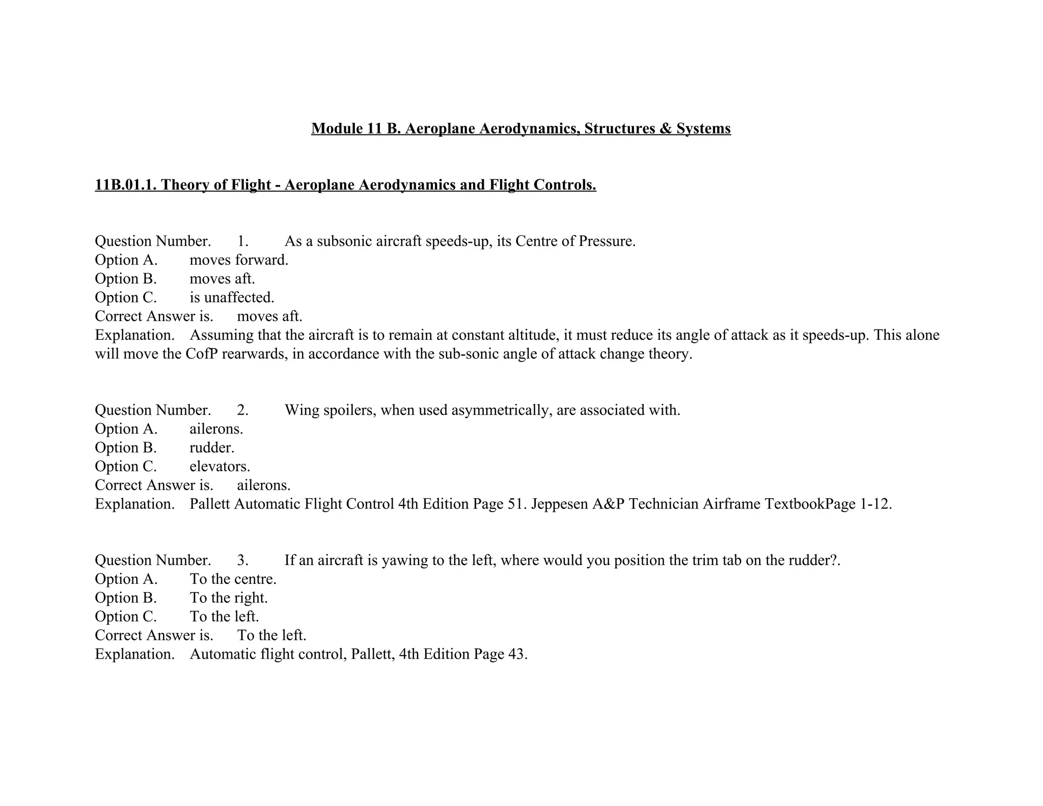 EASA Part-66 Module11 mcq's | PDF