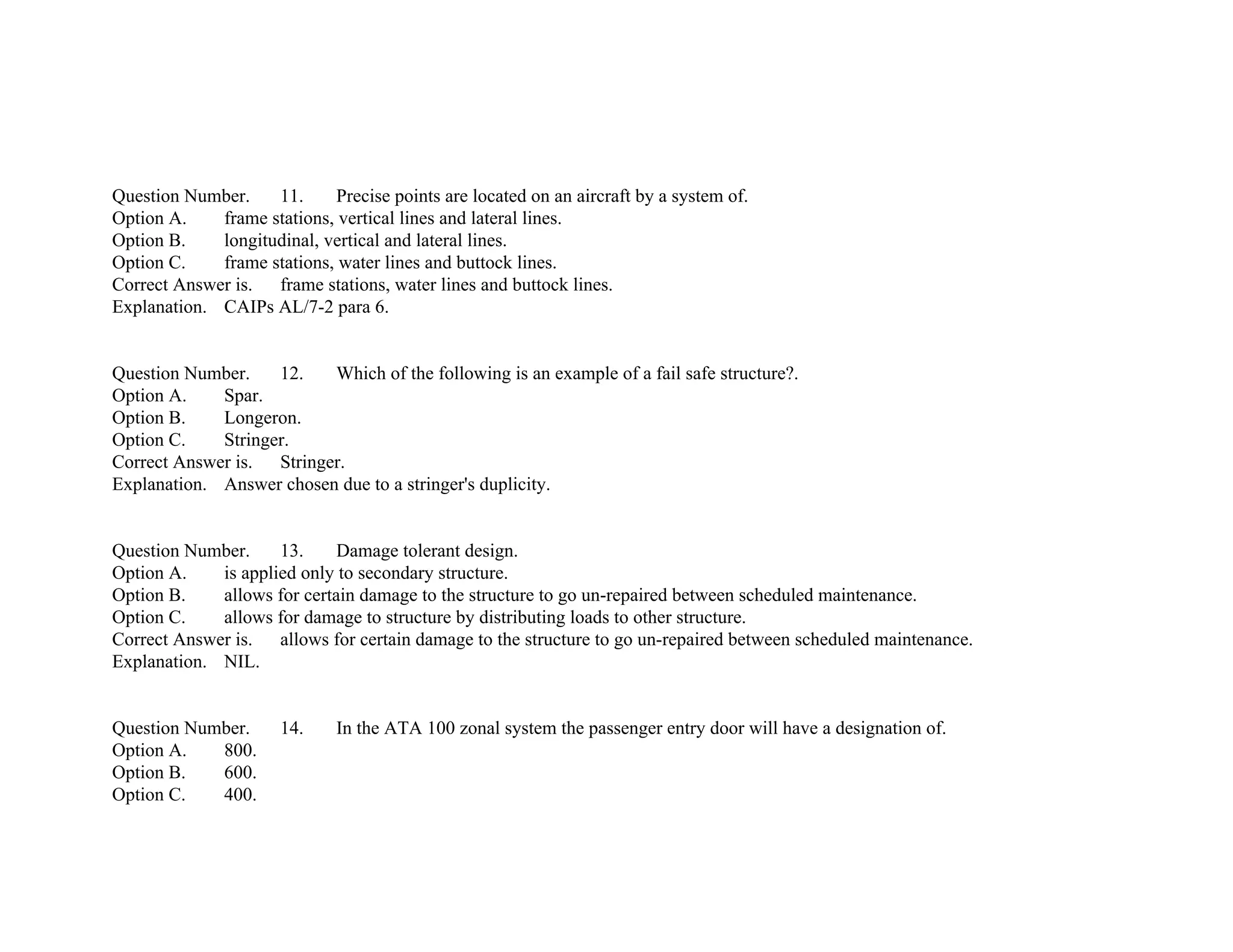 EASA Part-66 Module11 mcq's | PDF