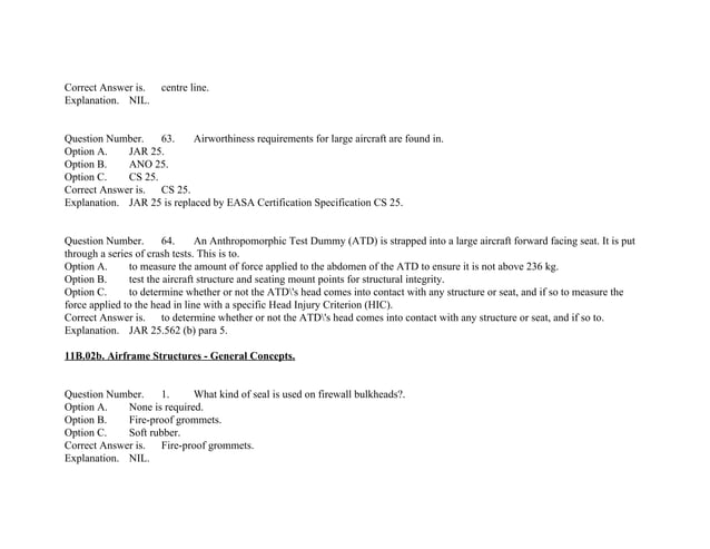 EASA Part-66 Module11 mcq's | PDF | Air Travel | Travel Type