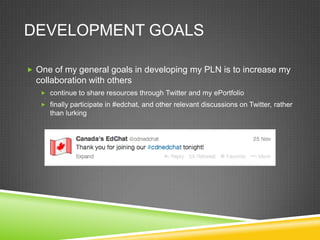 Professional Learning Network Reflection | PPT