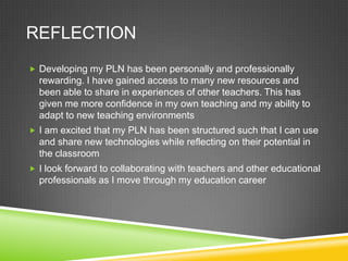 Professional Learning Network Reflection | PPT