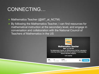 Professional Learning Network Reflection | PPT