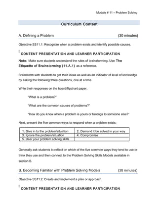 Module 11 problem solving | DOC
