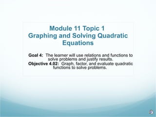 Module 11 topic 1 | PPT