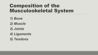 Musculoskeletal Pathophysiology | PPTX