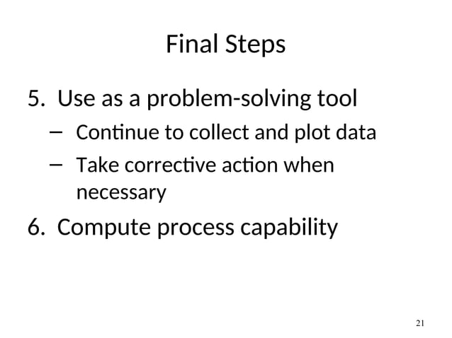 Module12.ppt Statistical process control | PPT