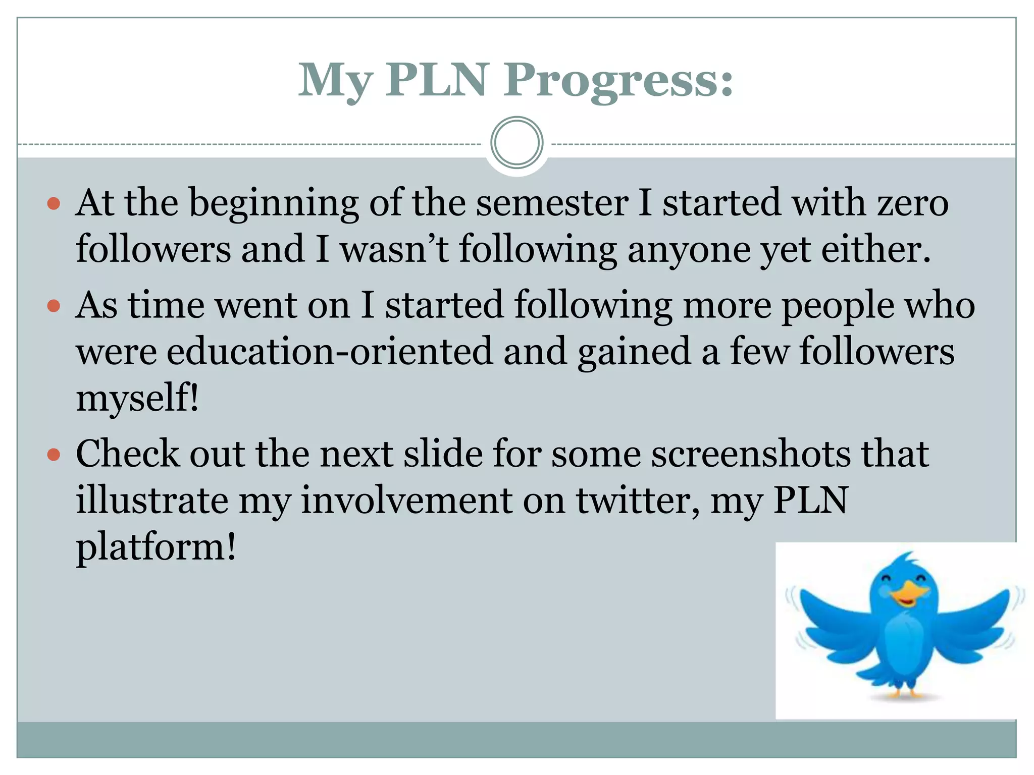 Module 12: PLN Reflection | PPTX