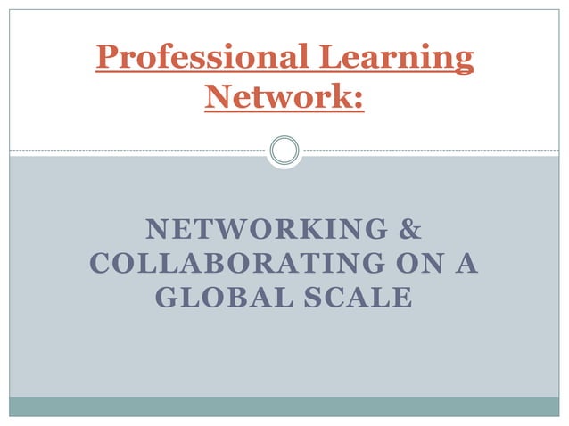 Module 12: PLN Reflection | PPTX