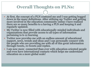 Module 12: PLN Reflection | PPTX