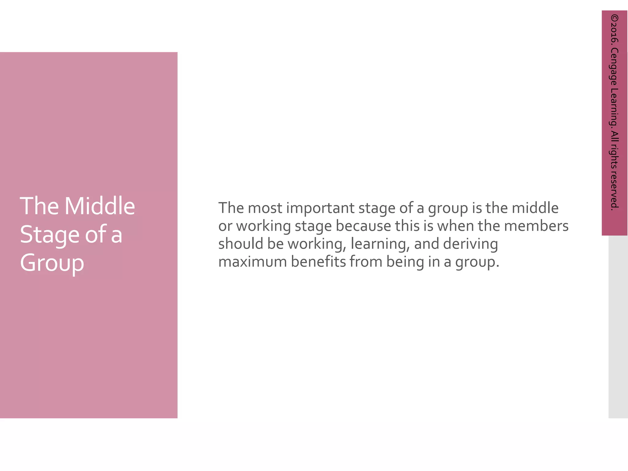Module 12 leading the middle stage of a group | PPTX