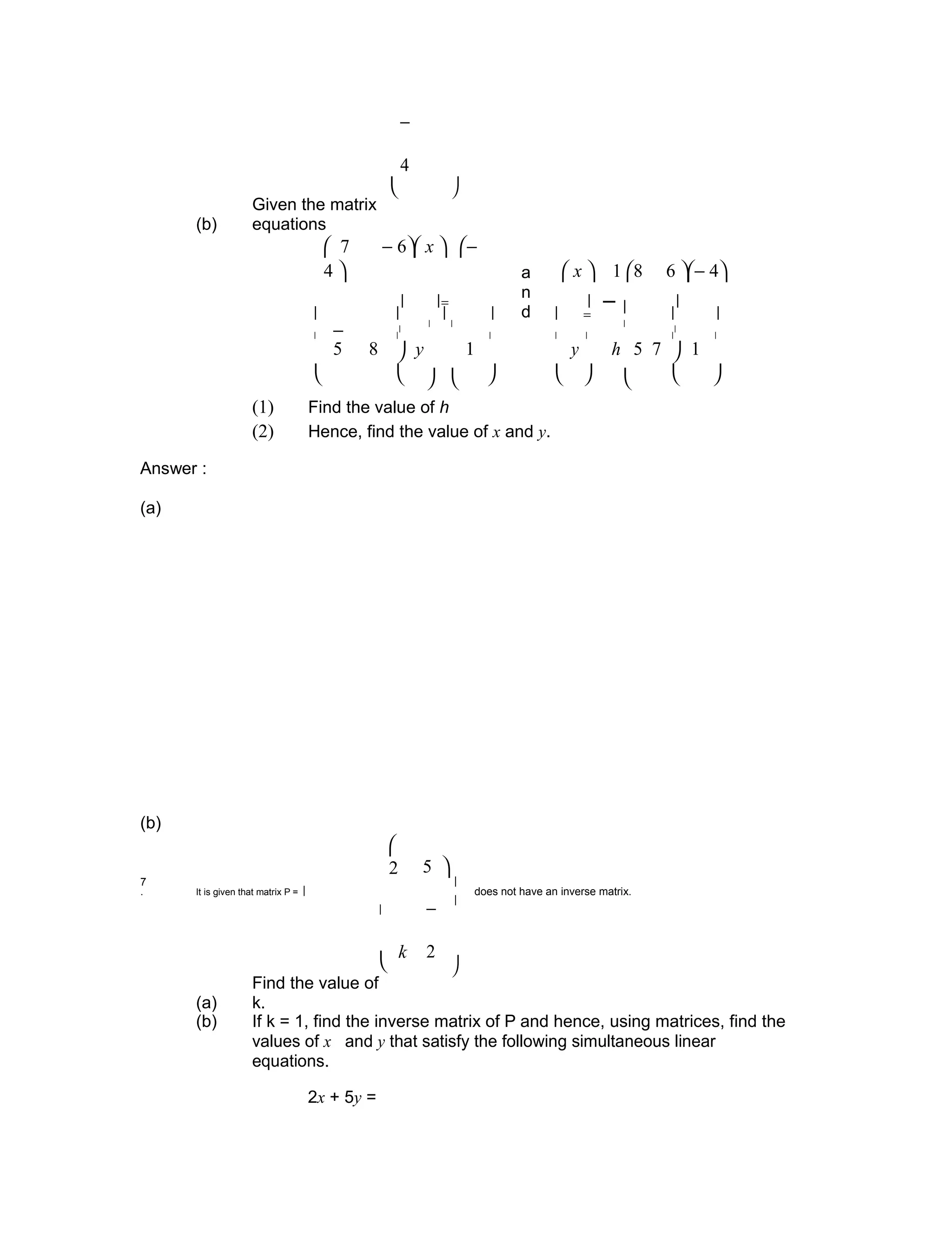 Module 12 matrices | RTF