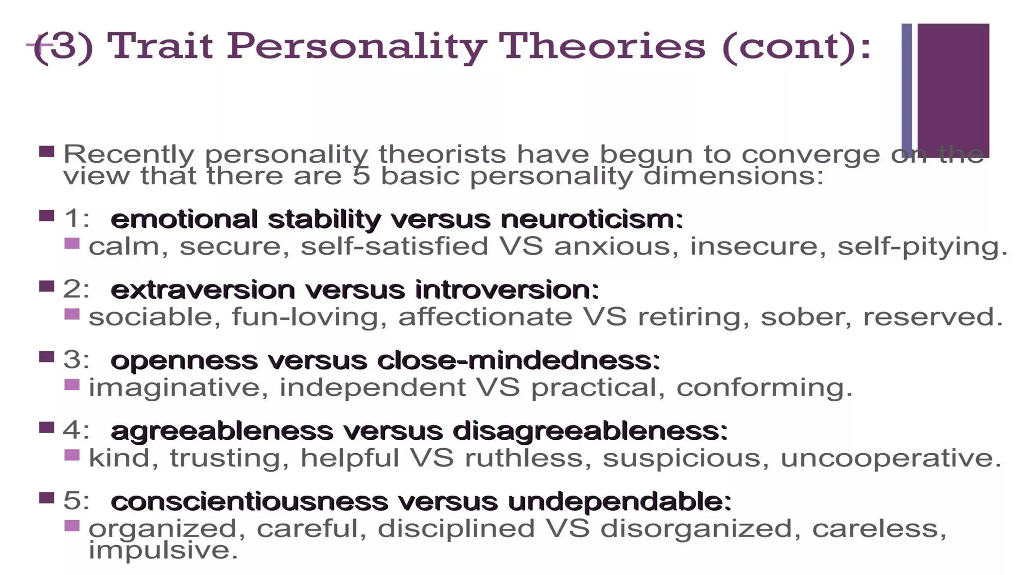 Module: Theory about personality of human | PDF