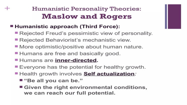 Module: Theory about personality of human | PDF