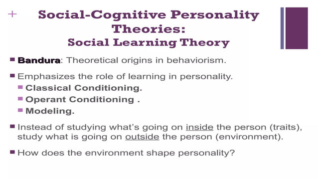 Module: Theory about personality of human | PDF