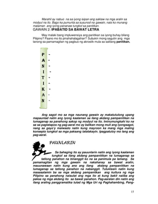 Grade 8 Filipino Module | PDF