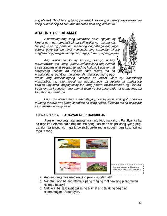Grade 8 Filipino Module
