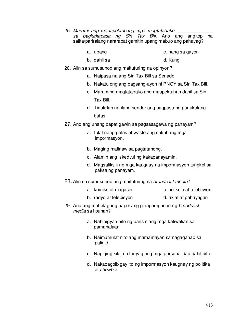 Grade 8 Filipino Module