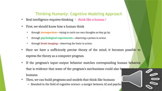 module 1 & 2_AI_introduction to AI,Problem solving techniques | PPTX