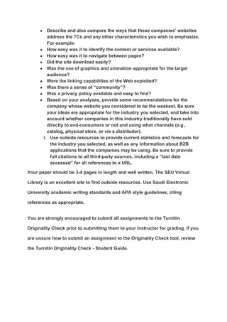 Module 12: Critical Thinking - Website Analysis | PDF