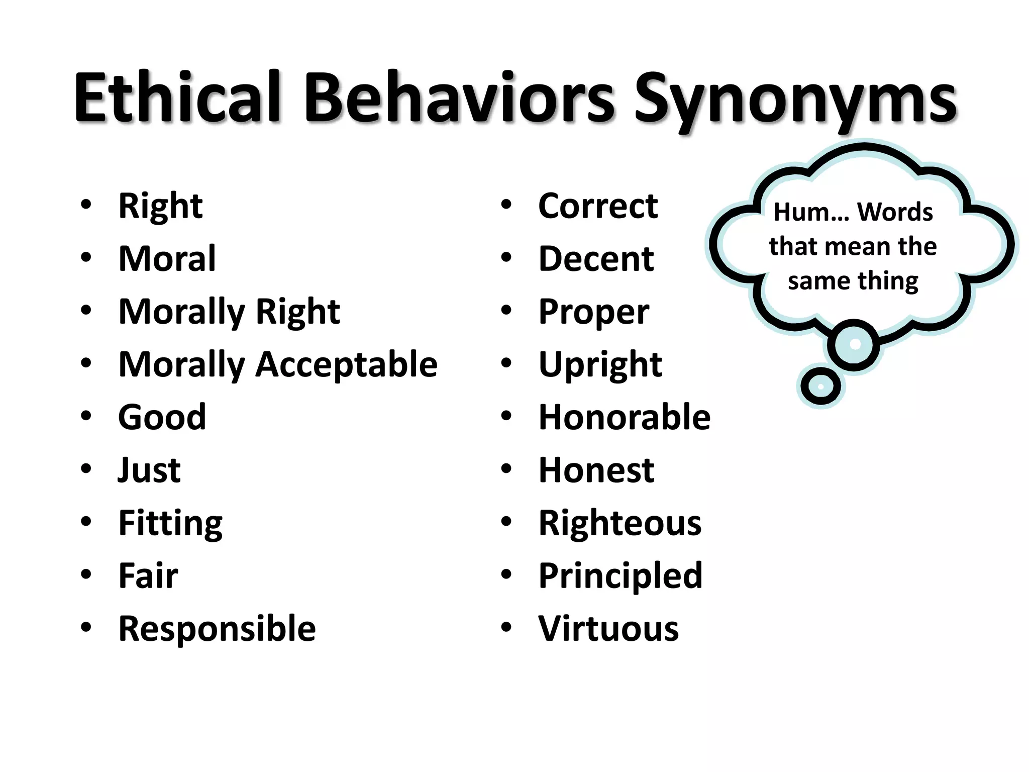 Module 12 exploring ethical behavior | PPTX