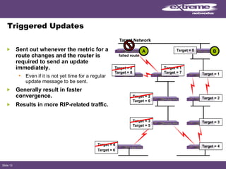RIP Routing Information Protocol Extreme Networks | PPT