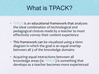 EDU210 - Module 12 TPACK Reflection | PPTX