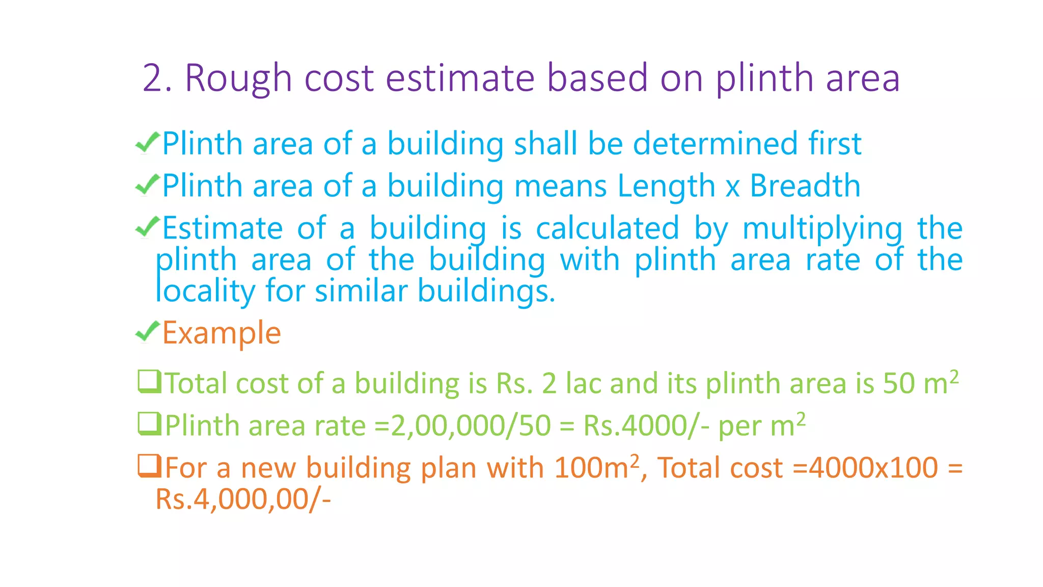 2# types of estimate | PPTX