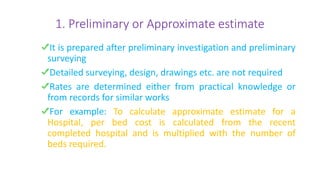 2# types of estimate | PPTX