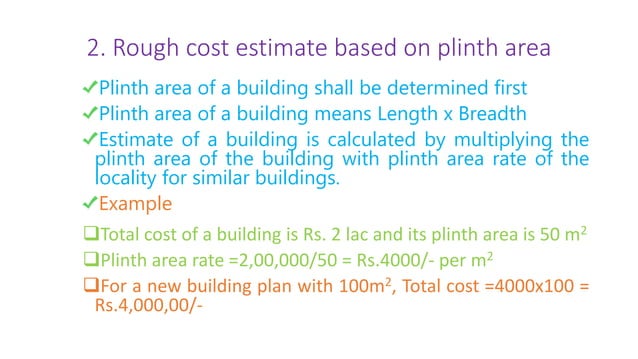 2# types of estimate | PPTX | Business | Business and Finance