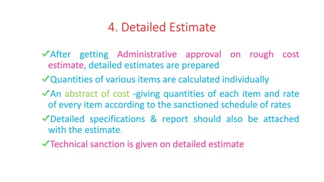 2# types of estimate | PPTX | Business | Business and Finance