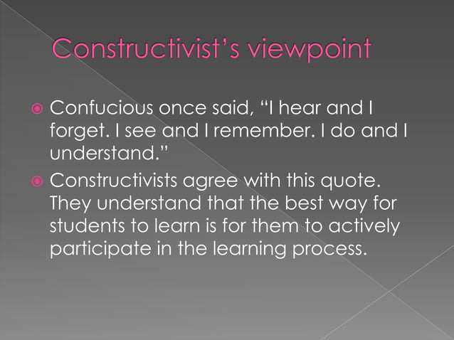 Constructivist Theory | PPT