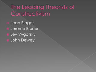Constructivist Theory | PPTX