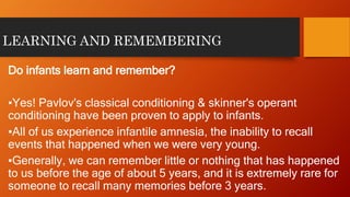 Cognitive Development of Infants and Toddlers | PPTX