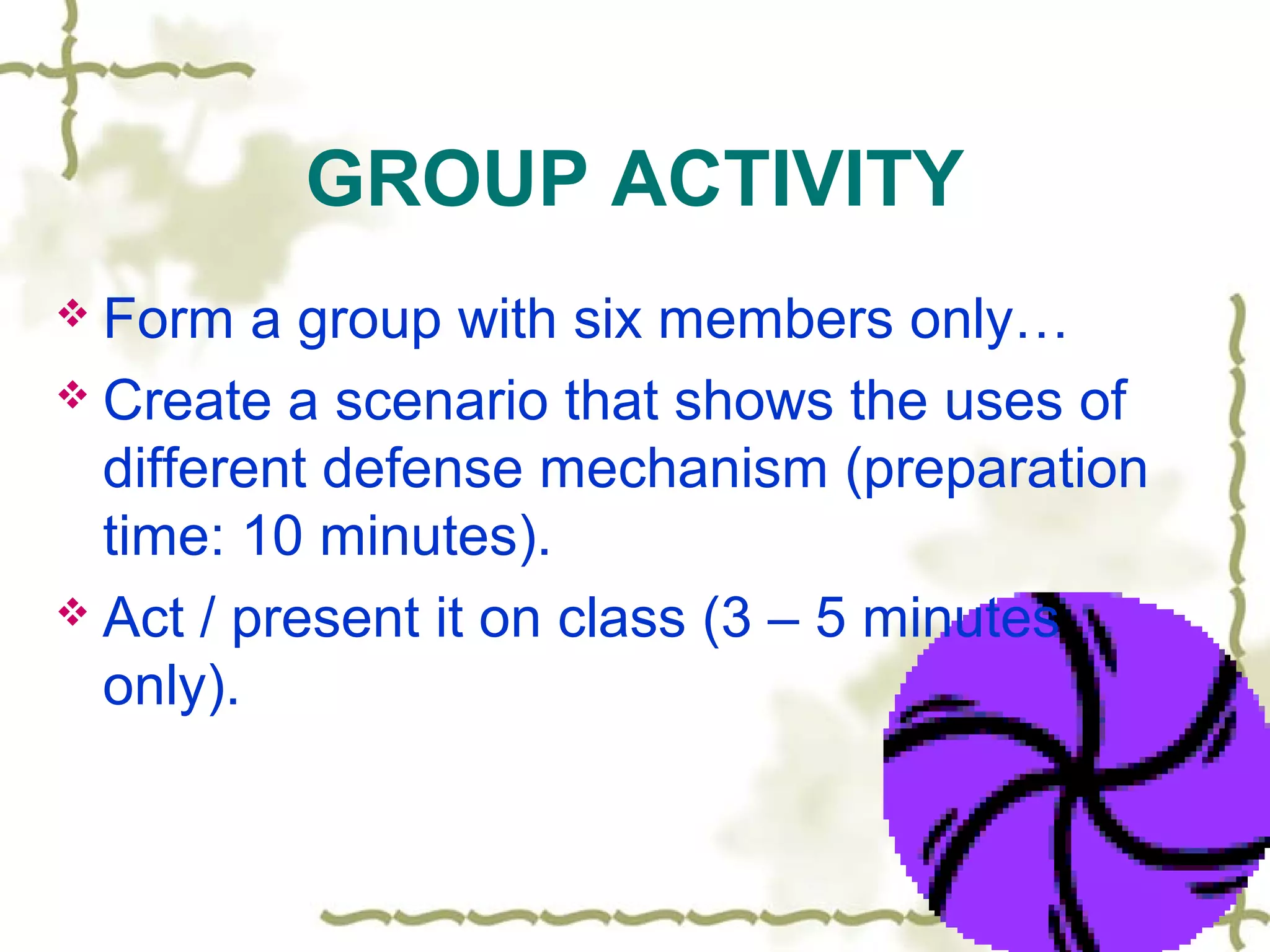 Module 13 defense mechanism | PPT