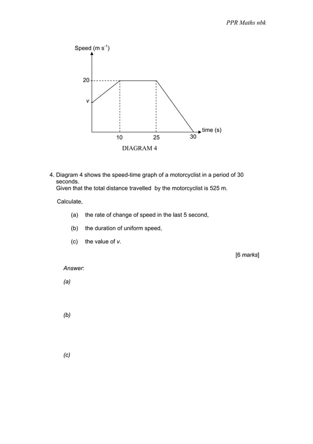 Module 13 Gradient And Area Under A Graph | PDF
